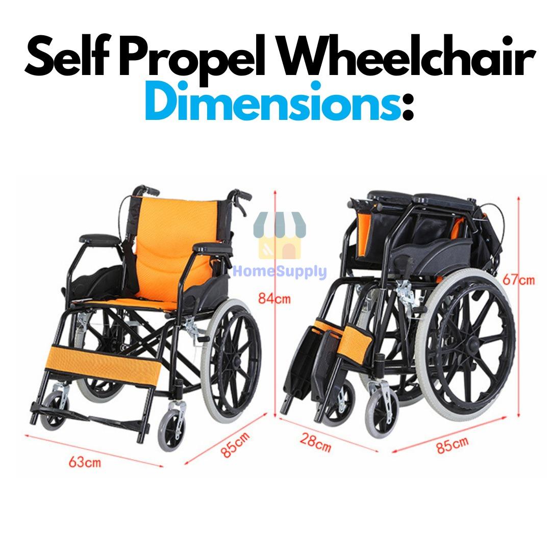 Self Propel Wheelchair 12kg | Compact & Foldable To Fit In Car ...