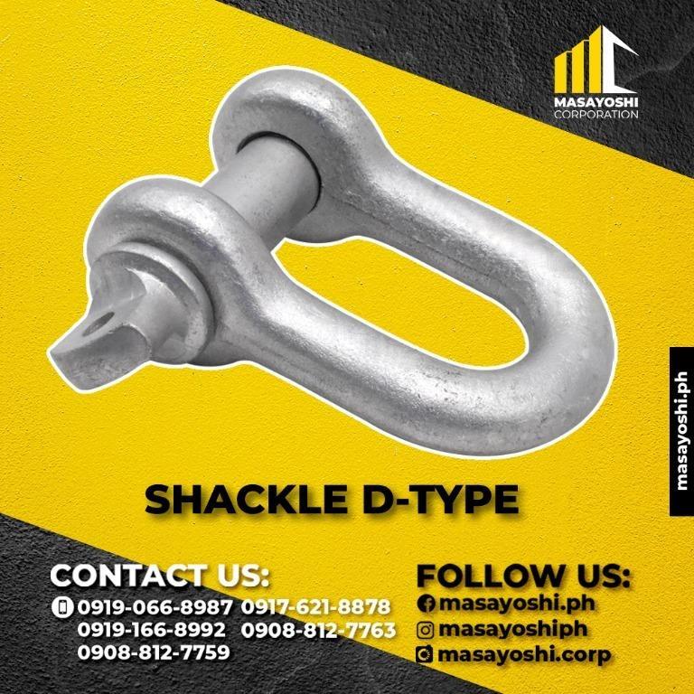 Shackle D Type | Joining Shackle Dimension | Rigging | Chain | Anchor ...