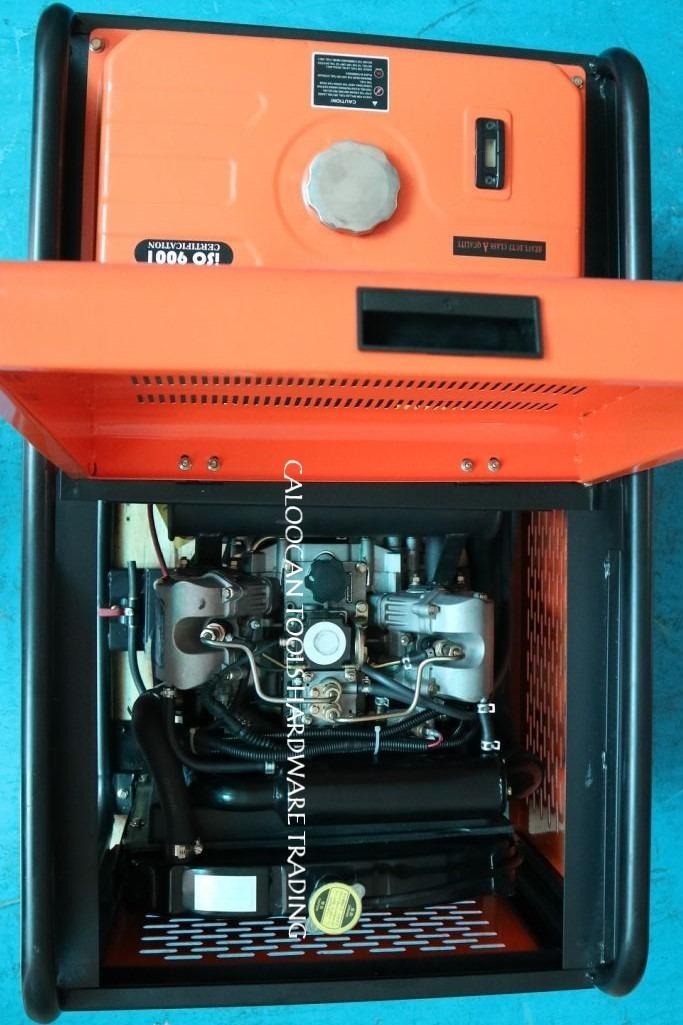 SHARK ITALY 4.5kva 300A Open Type Water Cooled Diesel Welding Generator ...