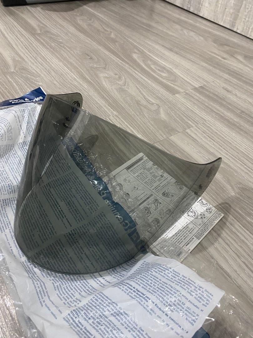 Shoei smoke visor, Motorcycles, Motorcycle Accessories on Carousell