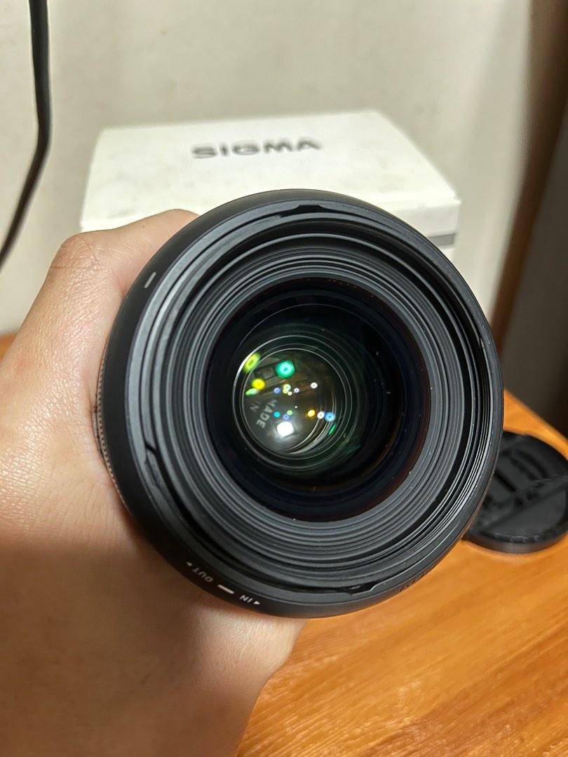 Sigma 35mm f1.4 EF mount lens (with freebies), Photography, Lens & Kits on Carousell
