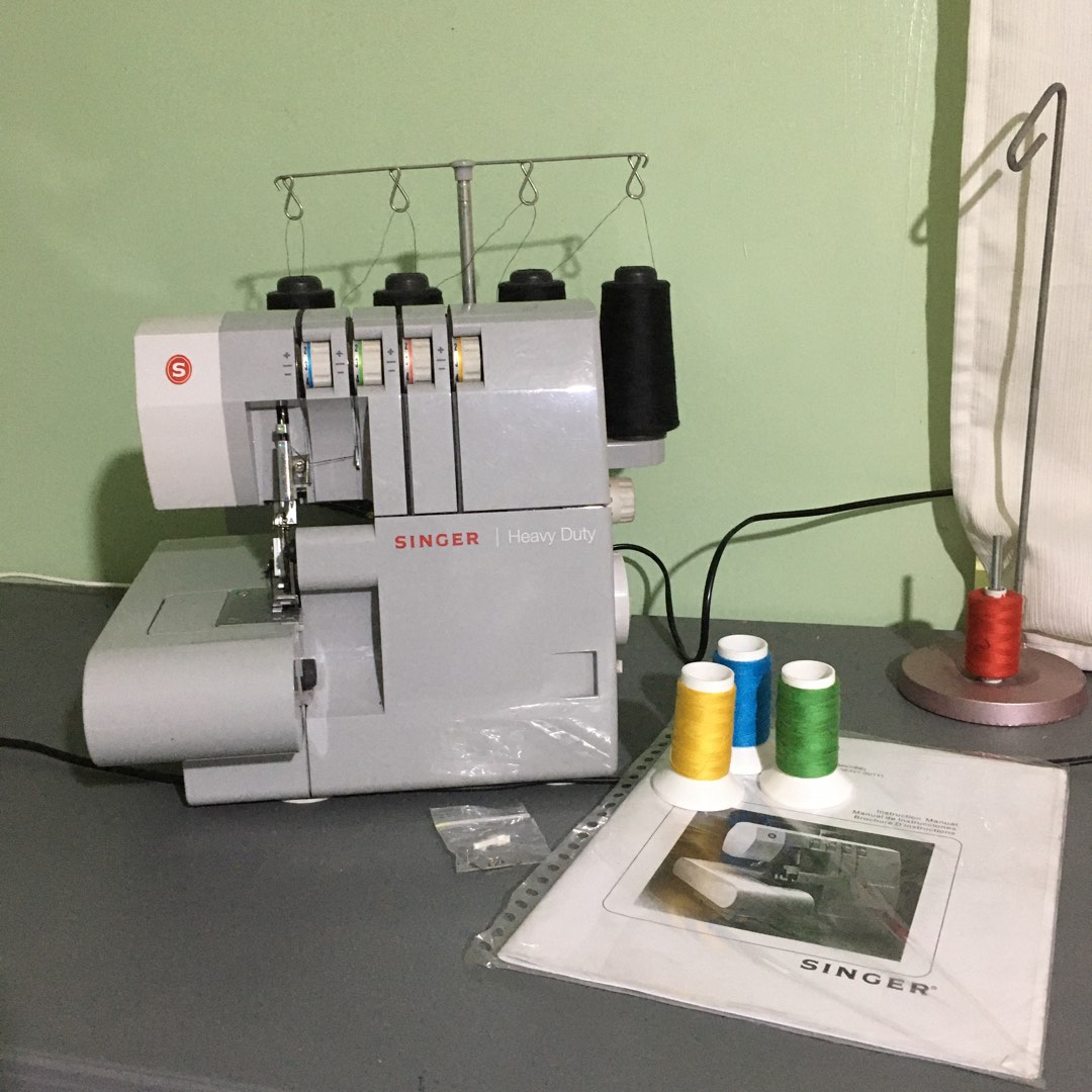 Singer Overlock Sewing machine 14HD854 Edging Portable Heavyduty with ...