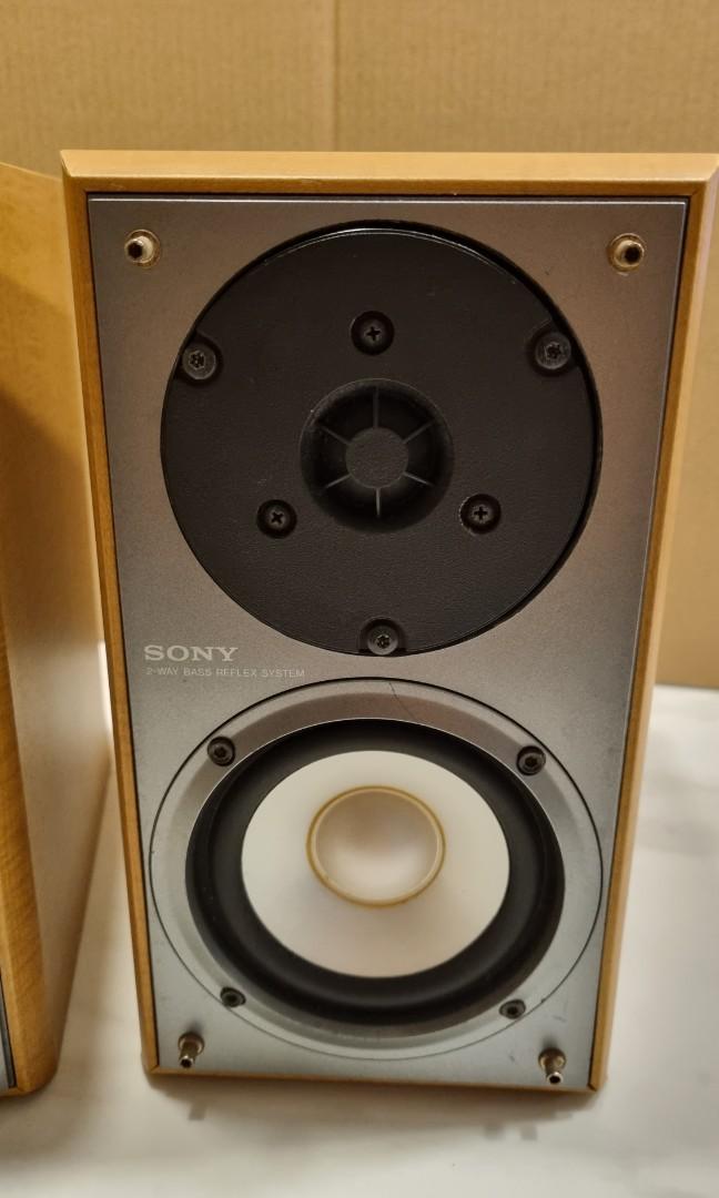 Sony bookshelf bass reflex speakers upgraded with high end Phillips ...