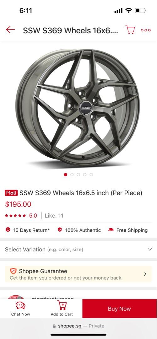 SSW 16 inch rims, Car Accessories, Tyres & Rims on Carousell