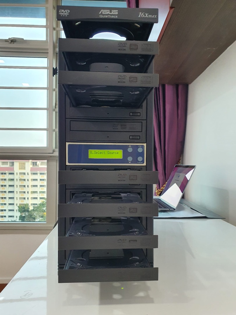 Standalone Copier Tower Replication Recorder Black (7 Target, Black ...