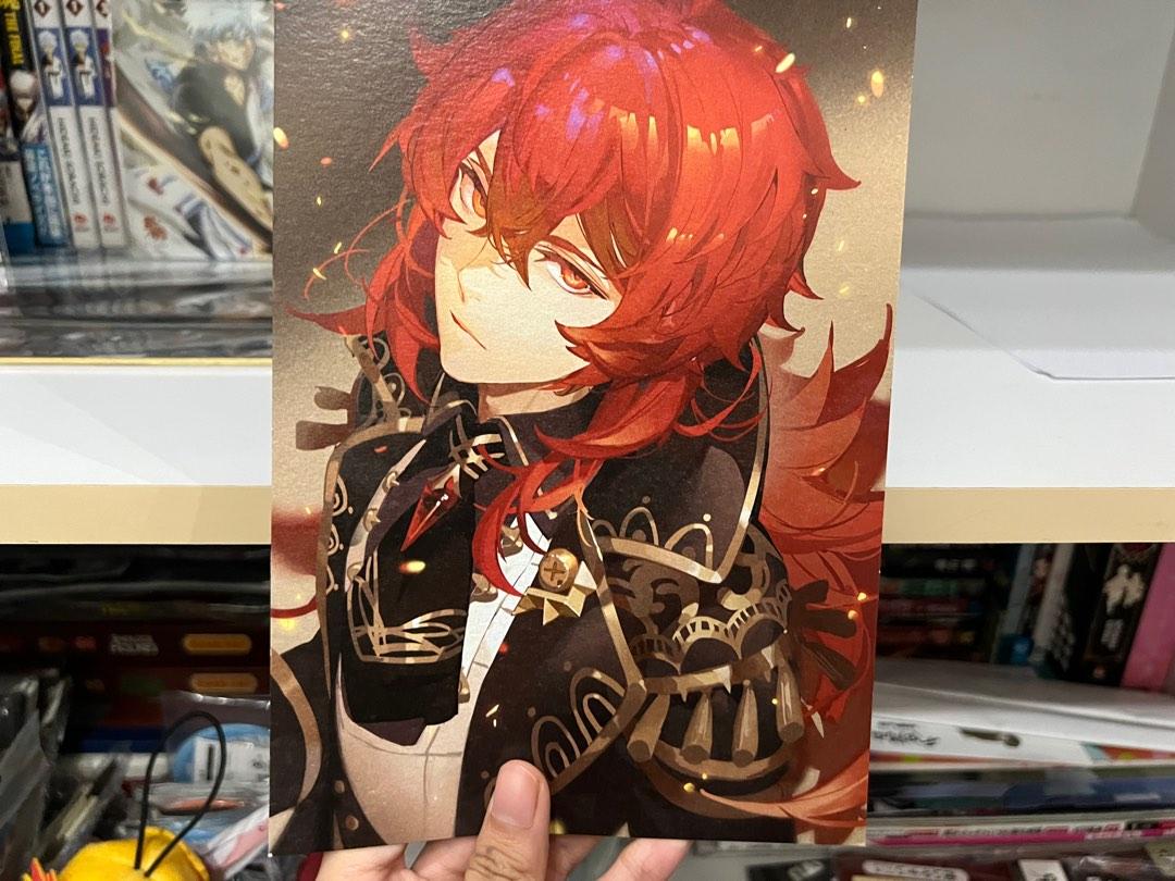 Standee Diluc Genshin Impact Official, Hobbies & Toys, Memorabilia ...