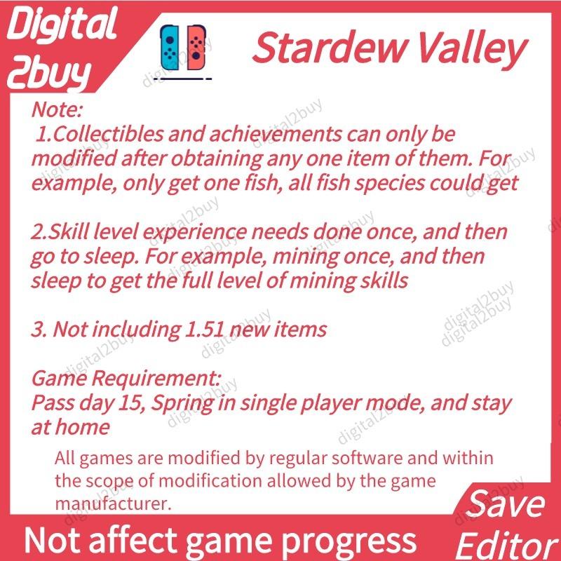 Stardew Valley Save Editor Save Modding, Video Gaming, Video Games ...