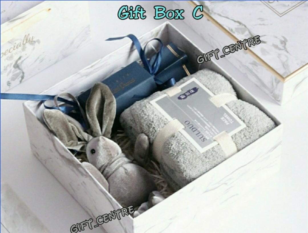 Super Soft Face Towel Gift Box Set, Furniture & Home Living, Bedding ...