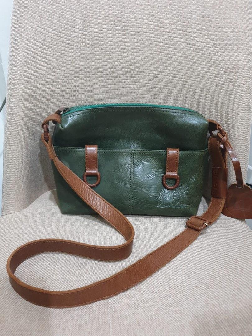 Tas kulit asli (handmade), Fesyen Wanita, Tas & Dompet di Carousell