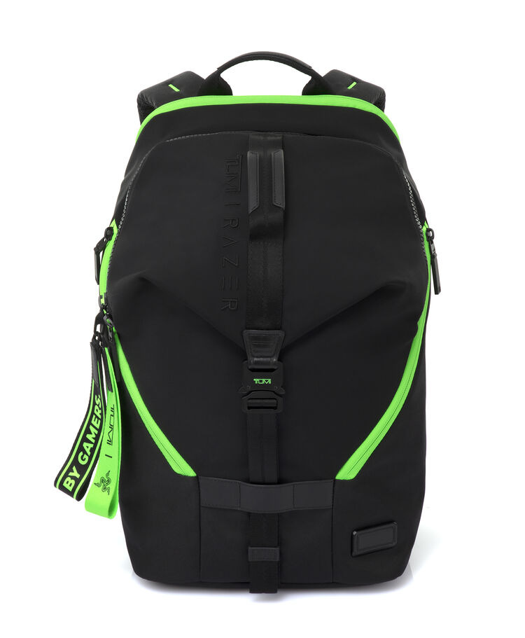 TAS RANSEL TUMI RAZER FINCH BACKPACK | HITAM HIJAU, Fesyen Pria, Tas ...