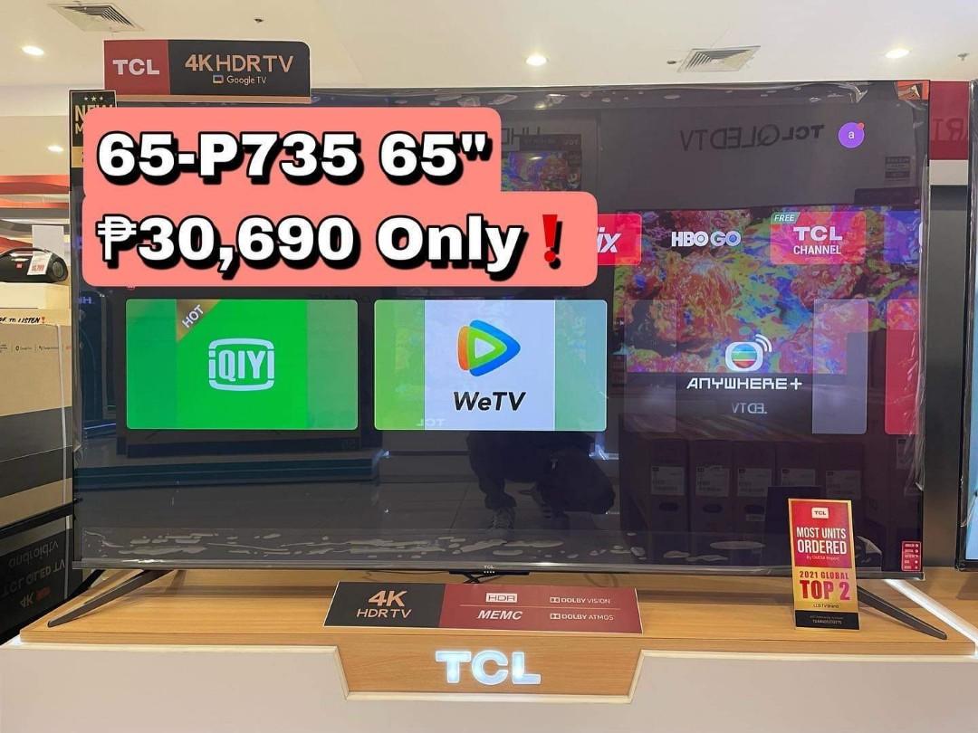 TCL P735 SERIES 4K UHD GOOGLE TV, TV & Home Appliances, TV ...