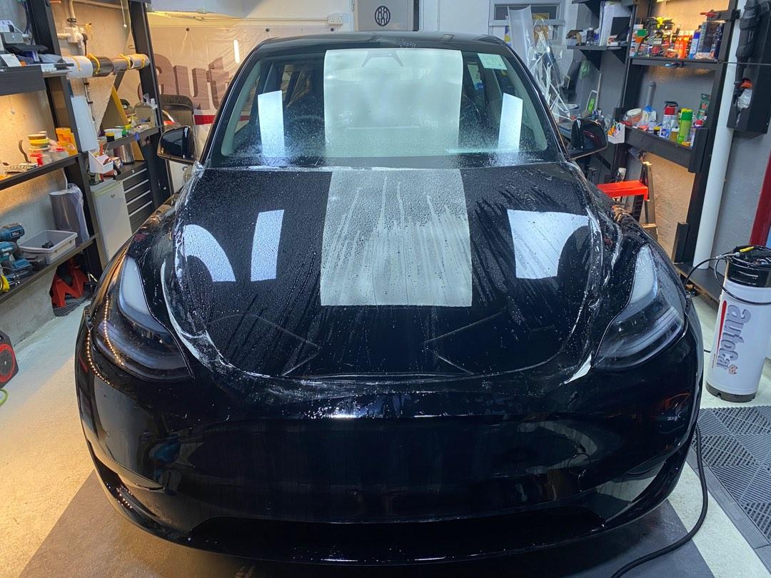 Tesla specials🎉 "Tesla Model Y /Model 3 PPF full wrap” 全車透明保護膜, 汽車配件 ...