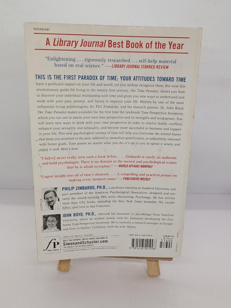The Time Paradox : The New Psychology of Time That Will Change Your ...