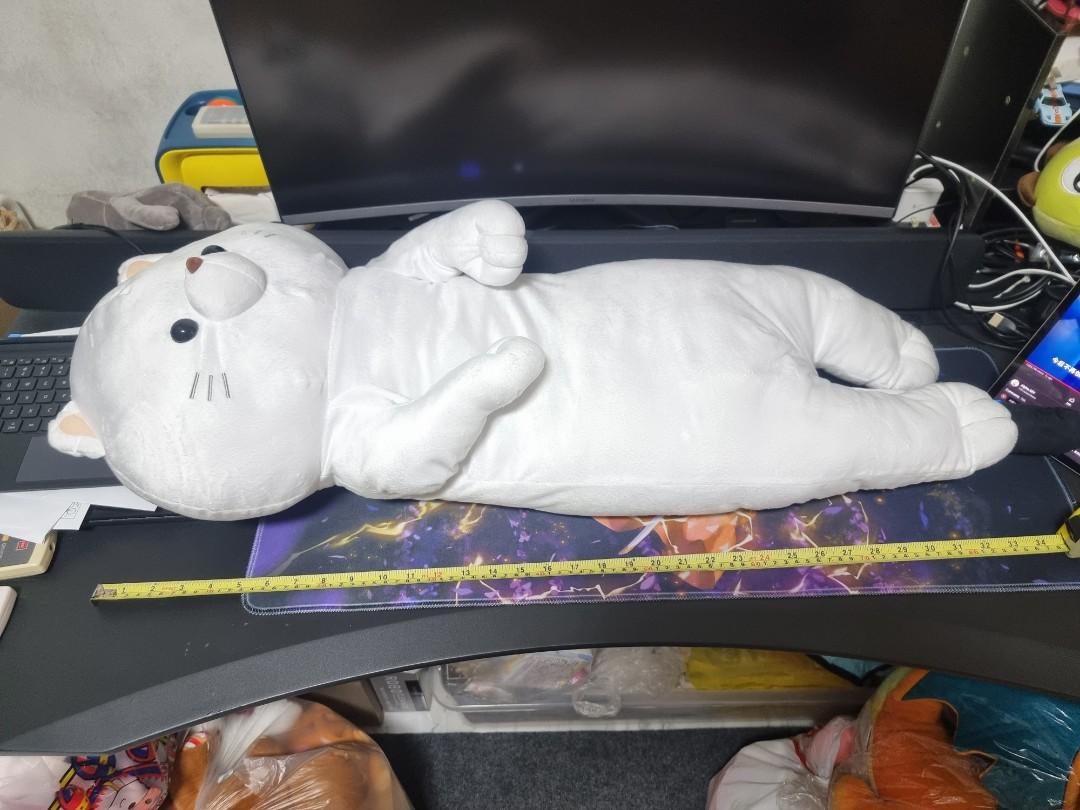 Toreba 80cm Cat Stoat Big Plush, Hobbies & Toys, Toys & Games on Carousell