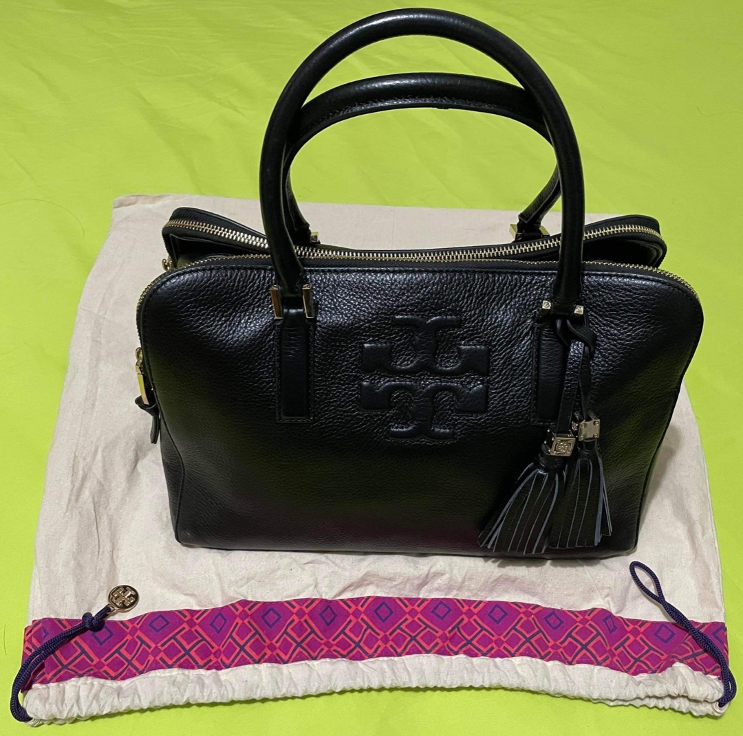 Tory Burch - THEA Triple Zip Compartment Satchel, Women's Fashion, Bags ...