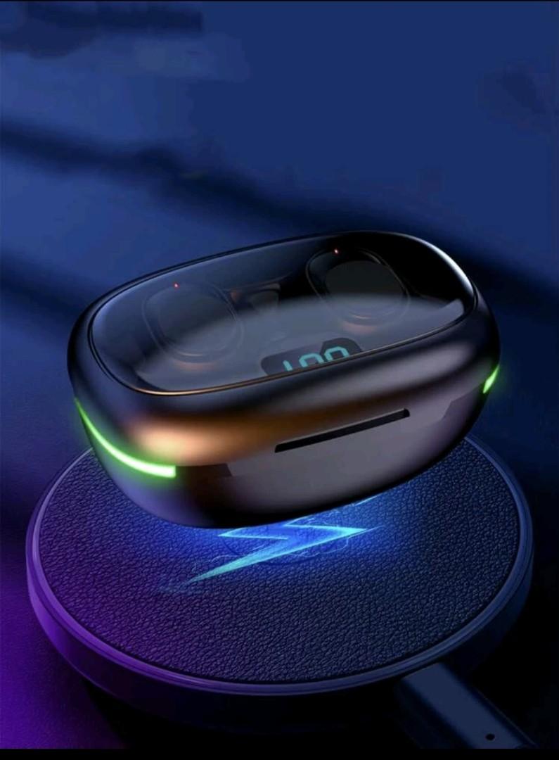 true wireless power light earbuds with wireless charging case, Audio ...