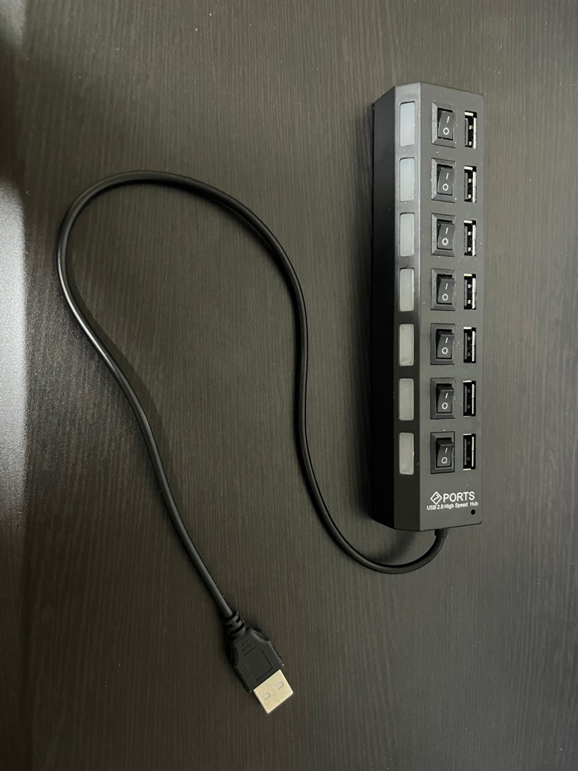 USB Hub 2.0, Computers & Tech, Parts & Accessories, Cables & Adaptors ...