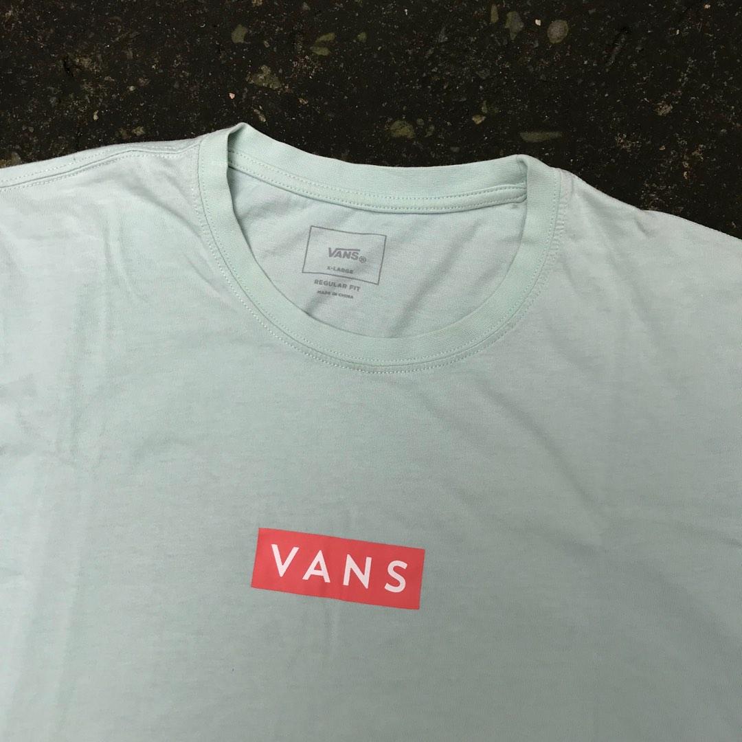 Vans Box Logo Shirt, Men's Fashion, Tops & Sets, Tshirts & Polo Shirts ...