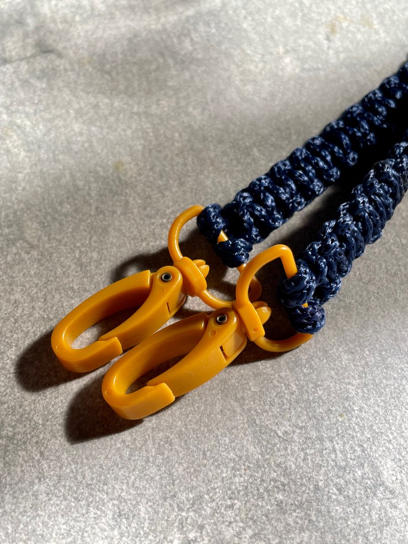 Viajecito Macrame Navy strap, Women's Fashion, Bags & Wallets, Cross ...