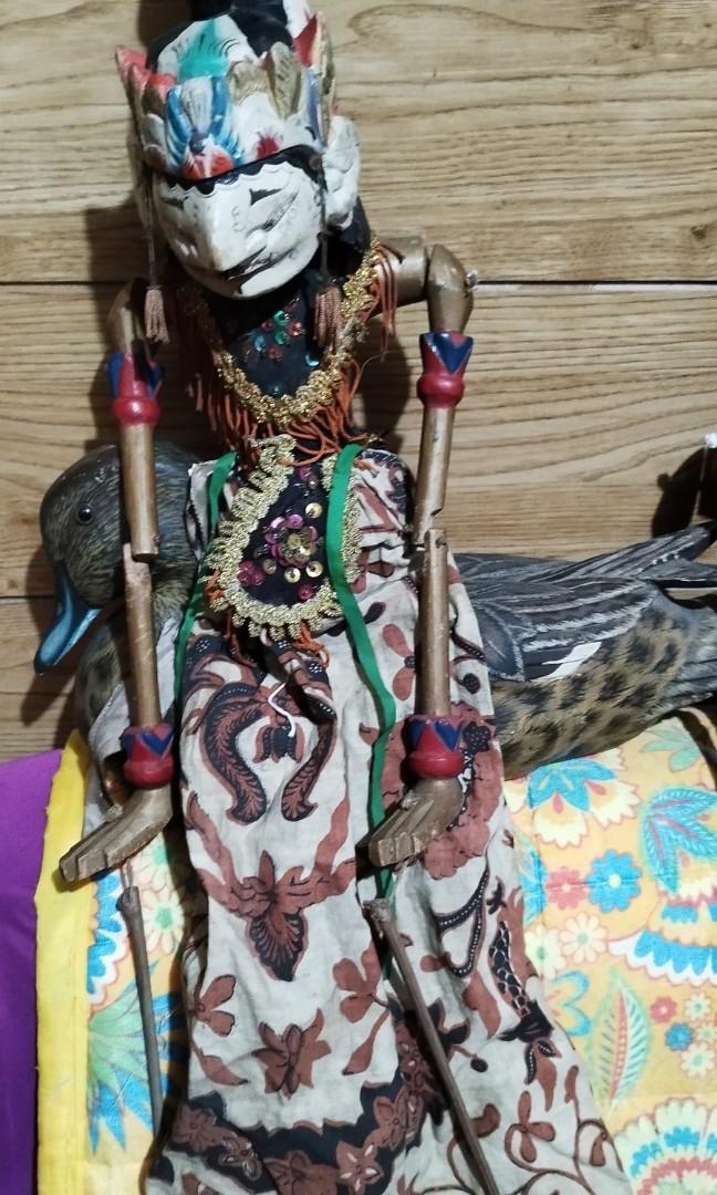 Vintage 2 Indonesian Rod Puppet Wayang Golek vintage folk art handmade ...