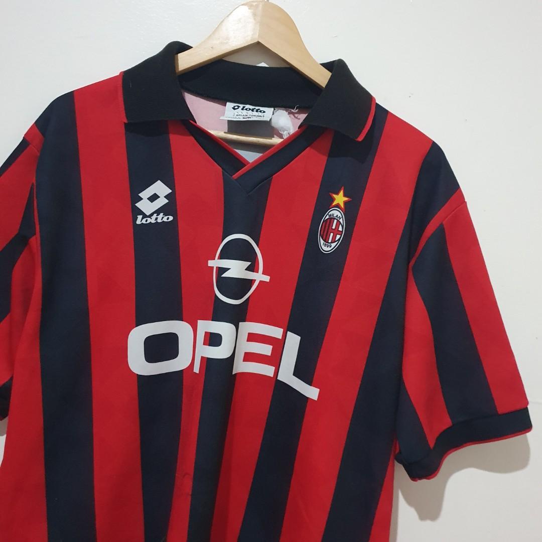 Vintage AC Milan Football Jersey Signed, Men's Fashion, Tops & Sets, Tshirts & Polo Shirts on ...