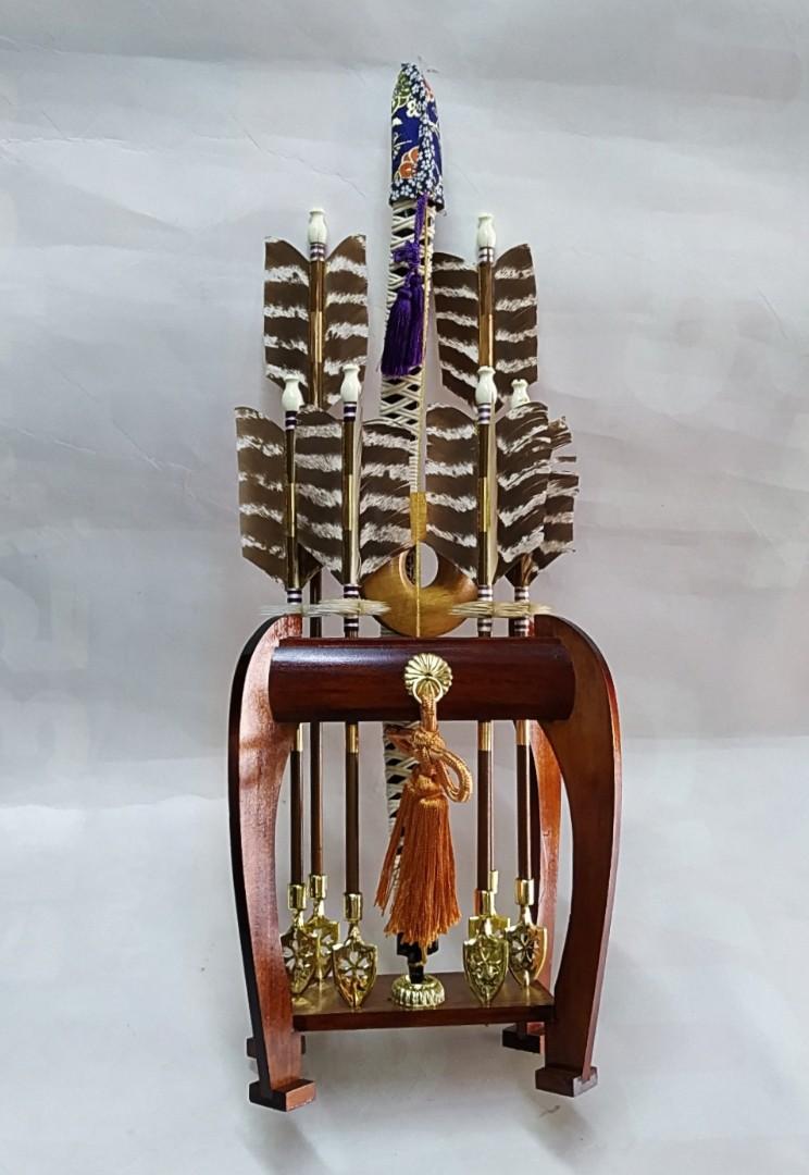 Vintage Japanese Miniature Bow and Arrow Festival Display, Hobbies ...