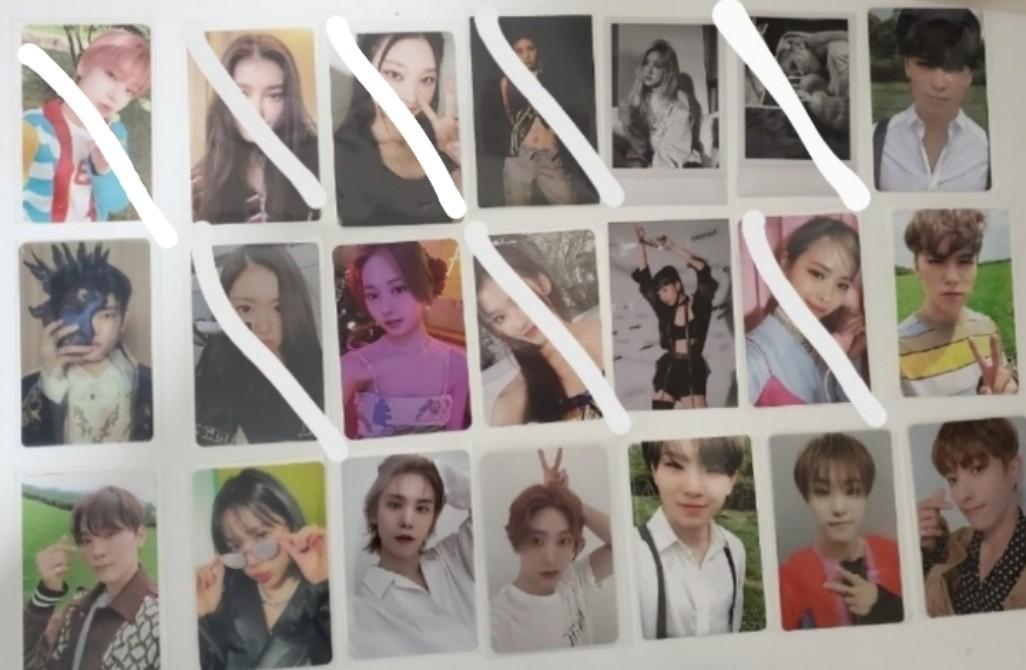 WTT / WTS - enhypen seventeen twice new jeans rose blackpink astro jo yuri le sserafim itzy pcs ...