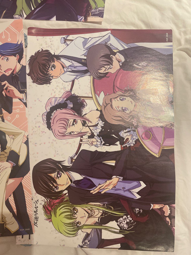 X3 code geass posters from Japan anime, Hobbies & Toys, Toys & Games on ...
