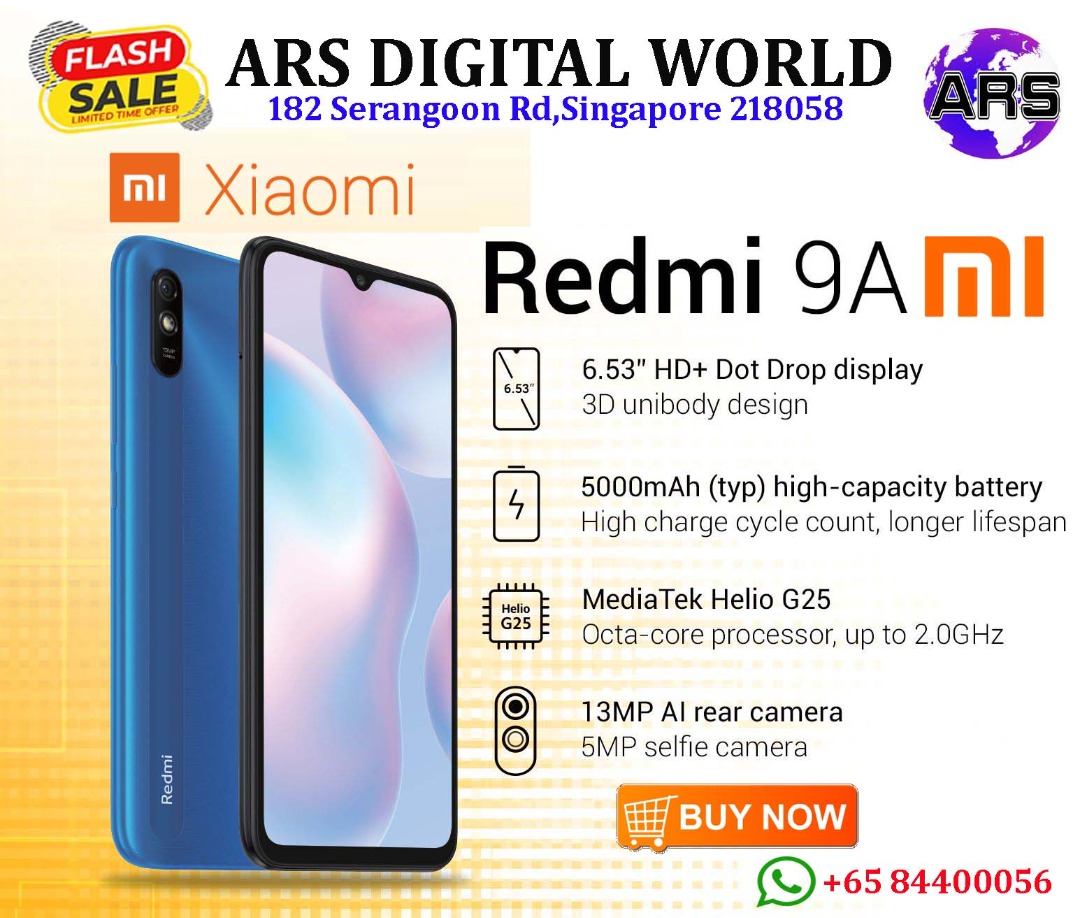 Xiaomi Redmi 9A 2GB + 32GB Global Version, Mobile Phones & Gadgets ...