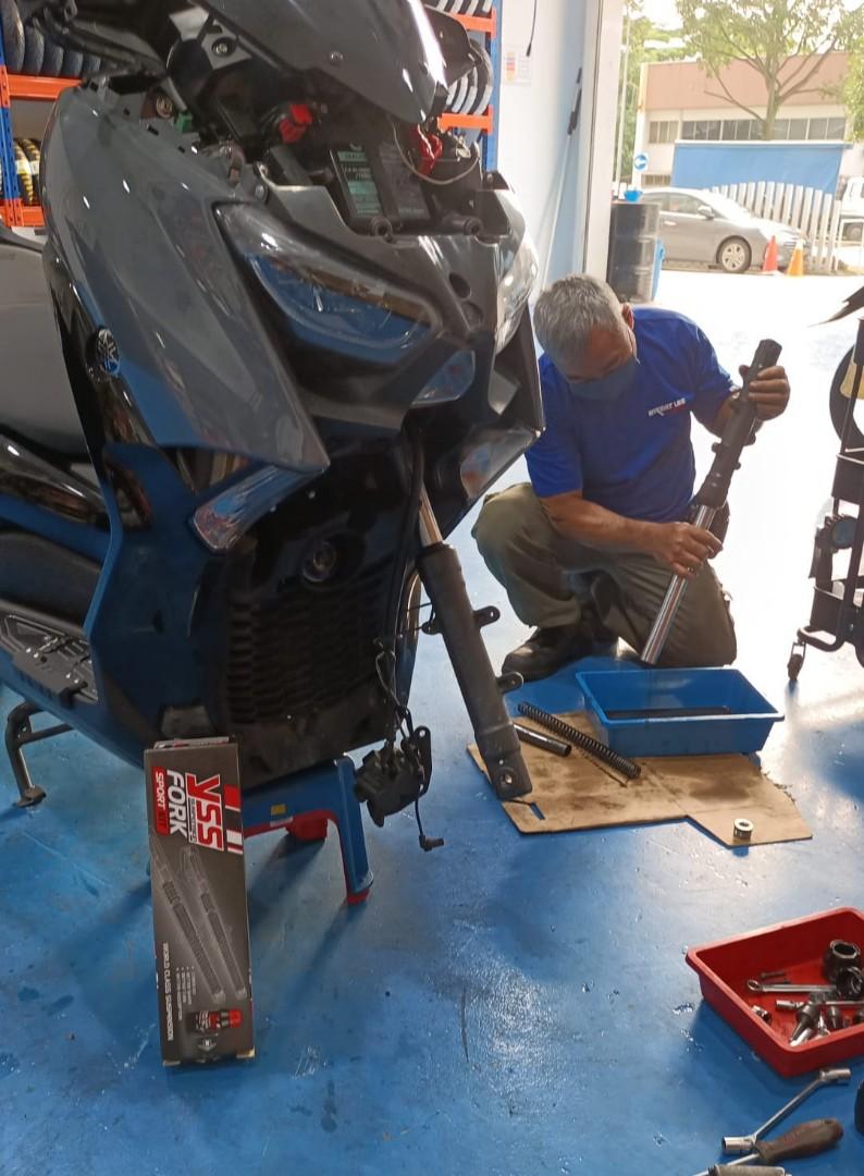 Xmax YSS LOWERED KIT, Motorcycles, Motorcycle Accessories on Carousell