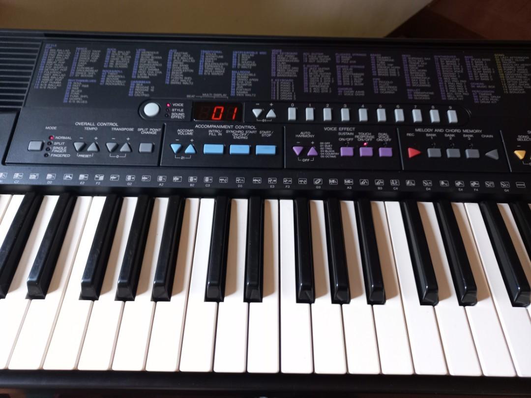 Yamaha PSR-310 Touch Response 61-Key Piano Keyboard, Hobbies & Toys ...