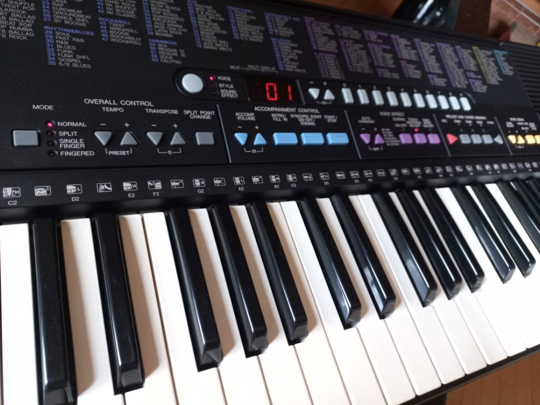 Yamaha PSR-310 Touch Response 61-Key Piano Keyboard, Hobbies & Toys ...