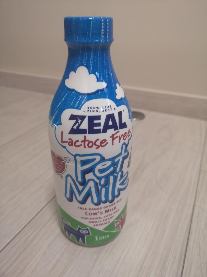 Zeal pet milk for dogs and cats 1l, Pet Supplies, Pet Food on Carousell
