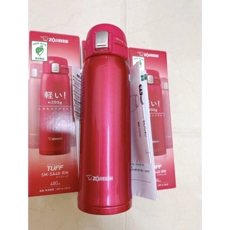 【ZOJIRUSHI 象印】SM-SA48 TUFF系列 ONE TOUCH 極輕量 480ml 保溫瓶, 家具及居家用品, 廚具和餐具, 餐具和餐具在旋轉拍賣