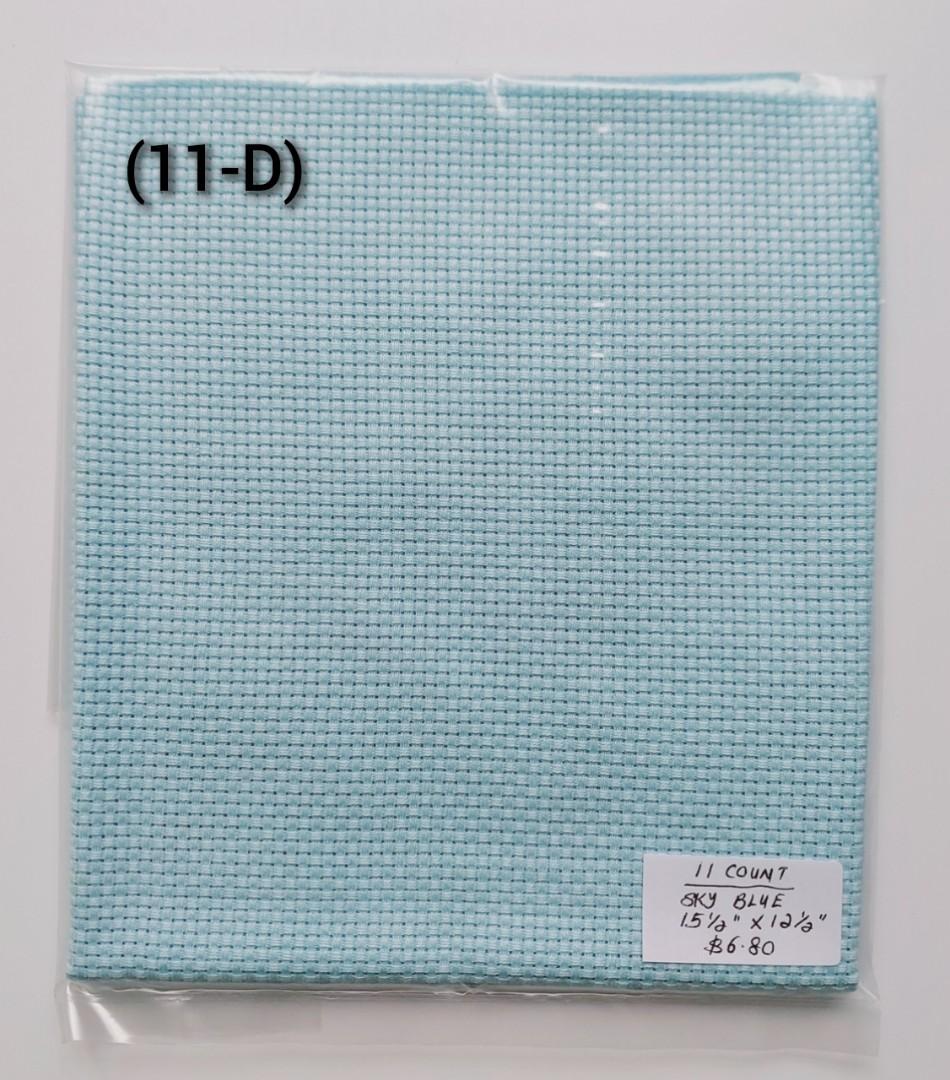 (11-D) Pre-Cut 11 Count Cross Stitch Fabric, Aida, Linen, Hobbies ...