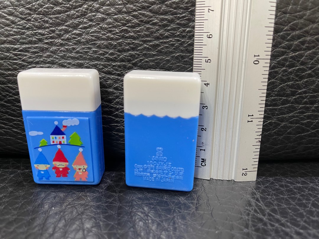 1976年 Sanrio Seven Silly Dwarfs 膠盒擦膠 $60@, 興趣及遊戲, 收藏品及紀念品, 古董收藏 - Carousell