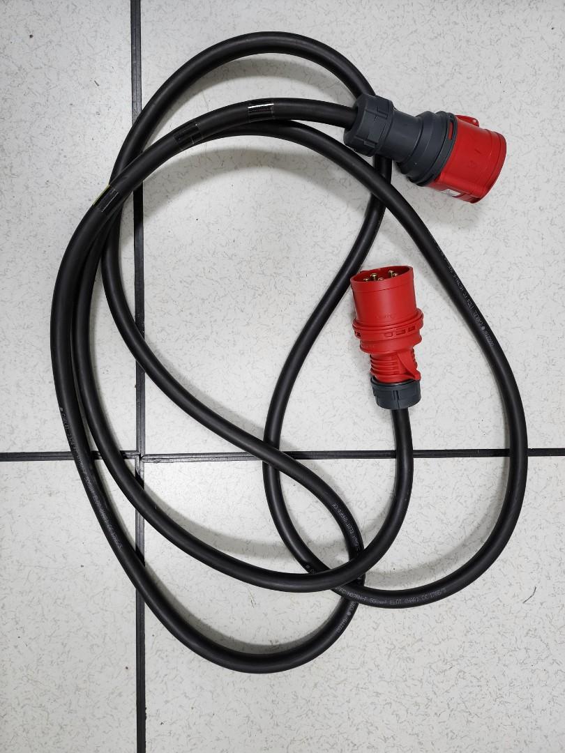 32 Amp Power Cable with Ceeform Socket, TV & Home Appliances ...