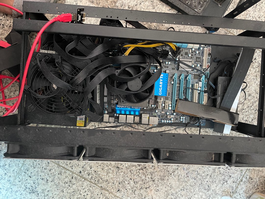 3 Mining rigs (no GPU), Computers & Tech, Parts & Accessories, Other ...