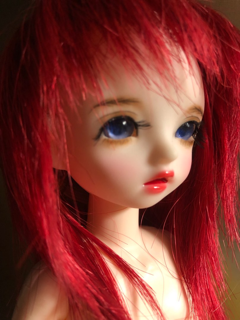 6分 30厘米關節娃bjd 款式裸娃 全新 送紅髮+替換手和鞋 , 其他, 其他 - Carousell