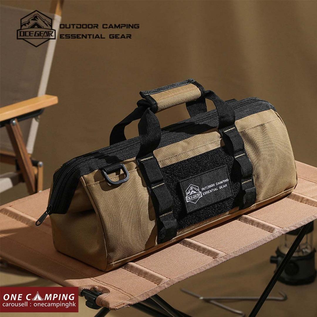 露營工具包 地釘 天幕桿 戰術包 camping tactcal toolkit OCE GEAR手提收納包 多用途, 運動產品, 行山及露營 ...