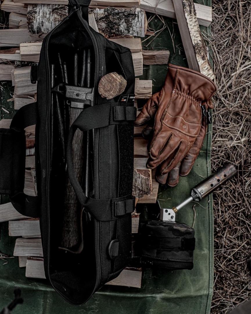 露營工具包 地釘 天幕桿 戰術包 camping tactcal toolkit OCE GEAR手提收納包 多用途, 運動產品, 行山及露營 ...