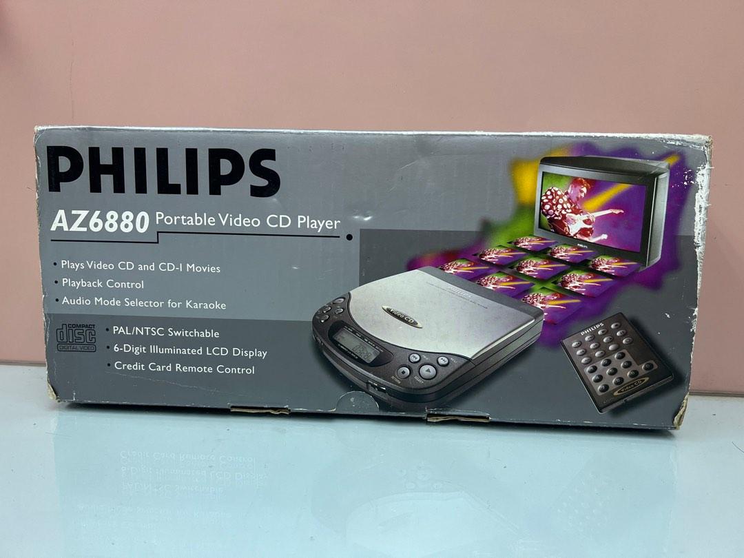 飛利浦 《手提CD player》[ Model:AZ6880 ][ 全套配件齊備/有說明書/實物如圖 ] ️注意：此機可能擺放已久,不能讀碟 ...