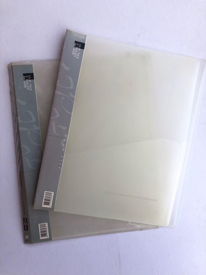 A4 Size Clip File with 2 Holes Subject File Notes Folder Secondary ...