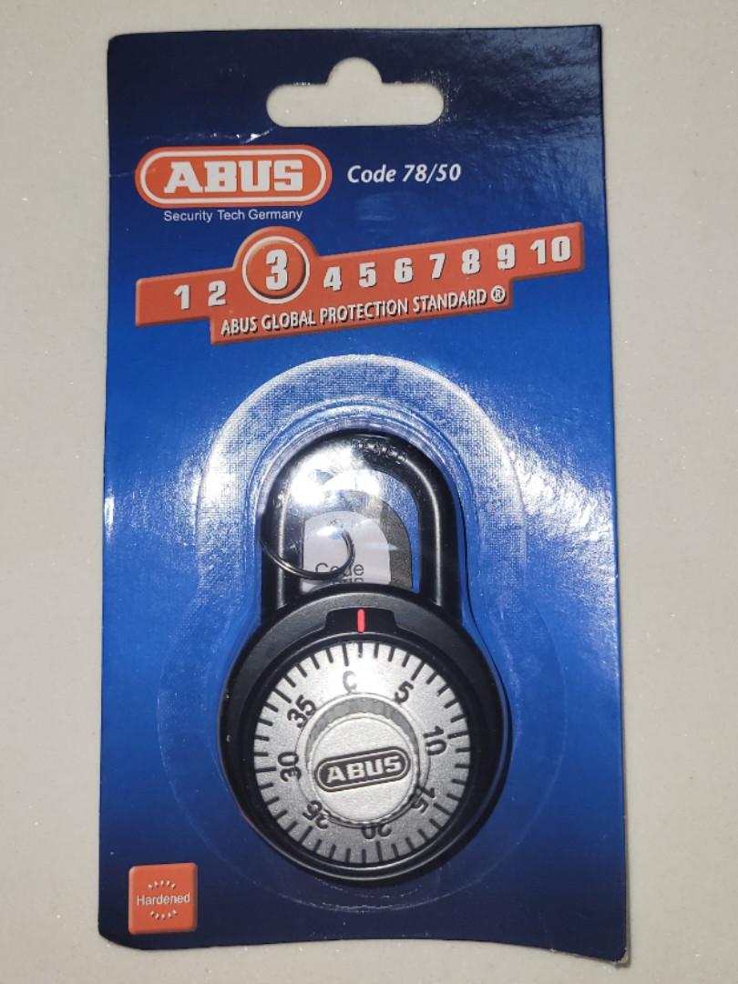 ABUS Hardened Steel Combination Lock ABUS-78/50 High Quality Lock ...