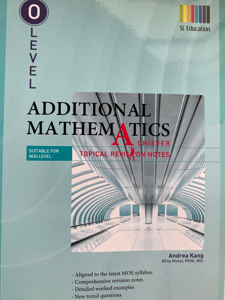 Additional Mathematics notes O LEVEL, Hobbies & Toys, Books & Magazines ...