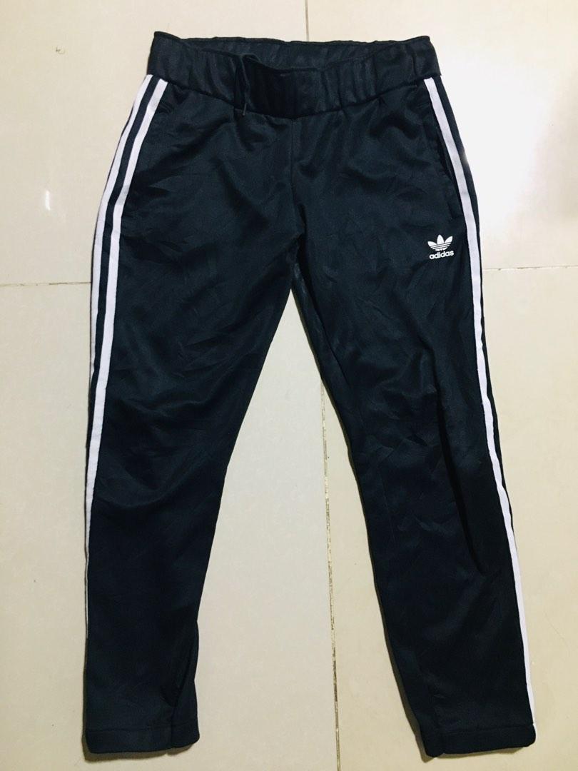 Adidas 3 stripe jogging pants, Men's Fashion, Bottoms, Joggers on Carousell