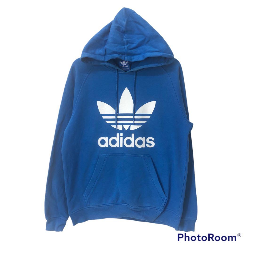Adidas Big Logo Hodie, Men's Fashion, Activewear on Carousell