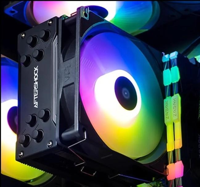 AFTERSHOCK M-40V2 CPU FROST AIR COOLER HEATSINK SE-224-XT, Computers ...