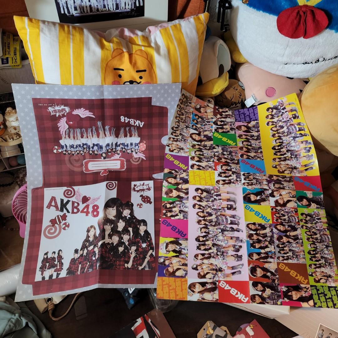 【AKB48】紙本文件夾 文件袋 放件套 poster AKB Yes Poster yes雜誌 文件夾 #前田敦子 #渡邊麻友 #筱條麻里子 ...