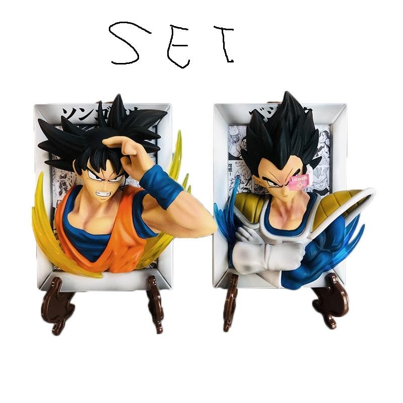 Anime Dragon Ball Z Saiyan Goku Vegeta Action Figure DBZ Animation ...